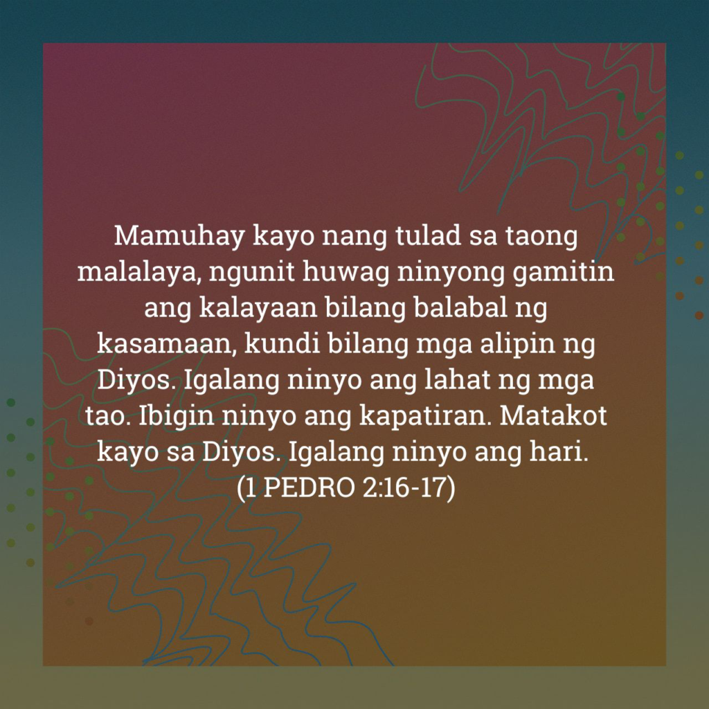 Tagalog Bible Verse Jesus Is My Lord And Savior