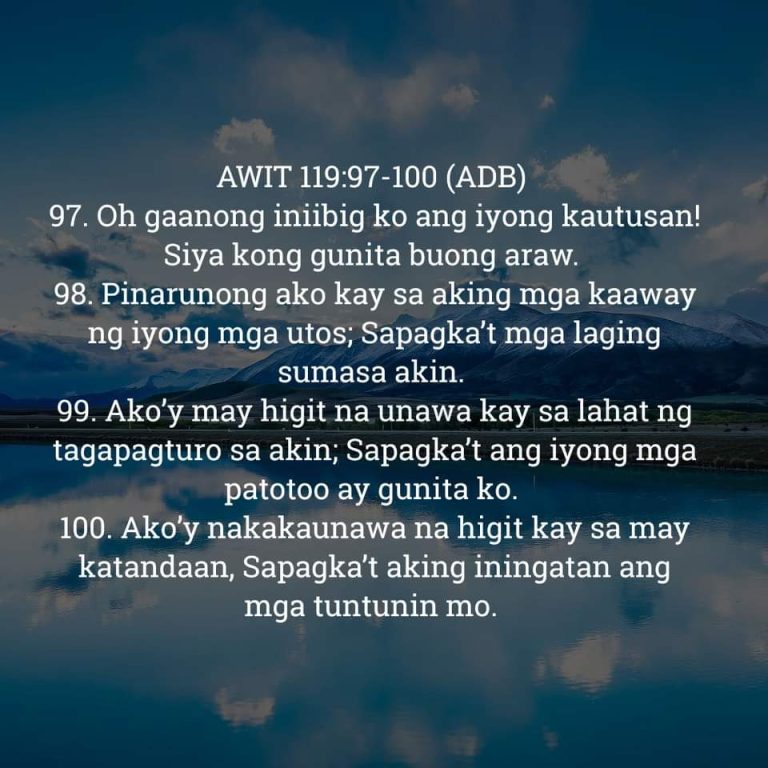 AWIT 119:97-100 - Jesus is my Lord and Savior